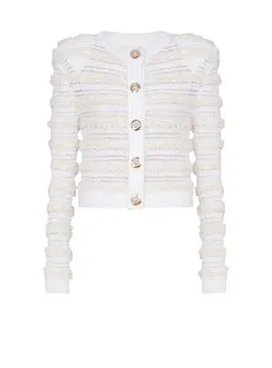 Balmain Textured Cardigans For Women