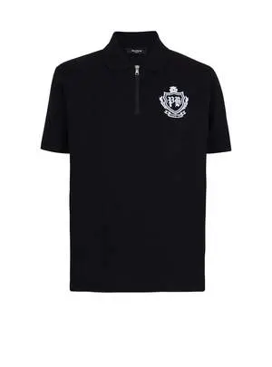 Balmain Embroidered Polos For Men