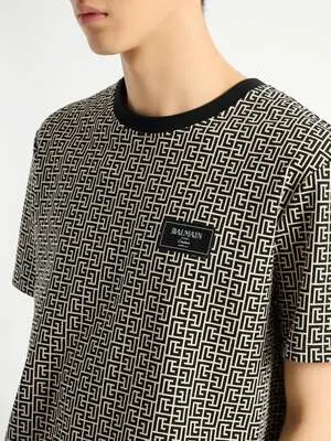 Balmain Monogram Jacquard T-shirt