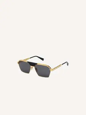 Balmain Sergeant Aviator Sunglasses - Gold