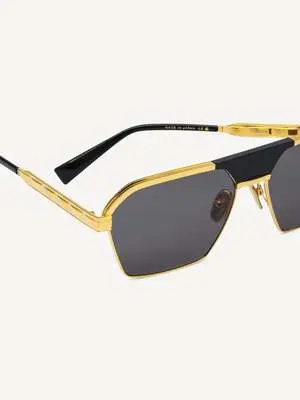 Balmain Sergeant Aviator Sunglasses - Gold