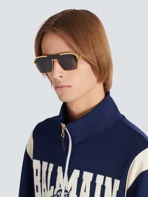 Balmain Sergeant Aviator Sunglasses - Gold