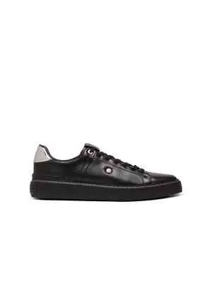 Balmain Silver Tone Sneakers For Men