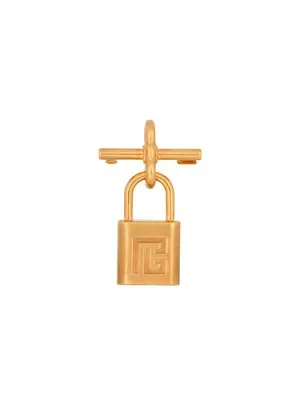 Balmain Pulse Padlock Brooch - Gold