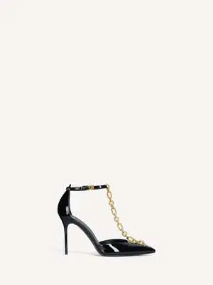 Balmain Sync Patent Leather Stilettos - Black