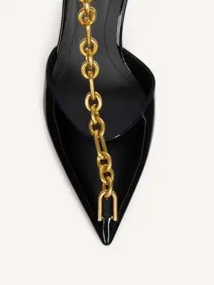 Balmain Sync Patent Leather Stilettos - Black
