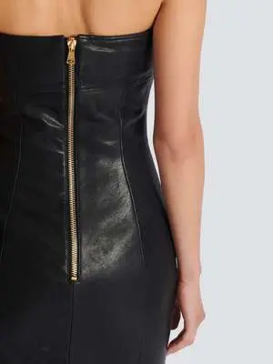 Balmain Bustier Dress With Anthem Belt