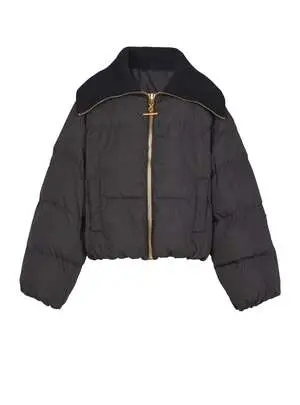 Balmain Padded Oversized Cropped Jacket