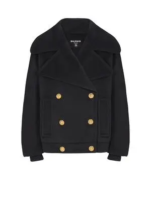 Balmain Pea Coat Coats For Women