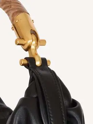 Balmain Medium Gathered Bag - Black