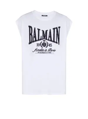 Men's Balmain White Tops
