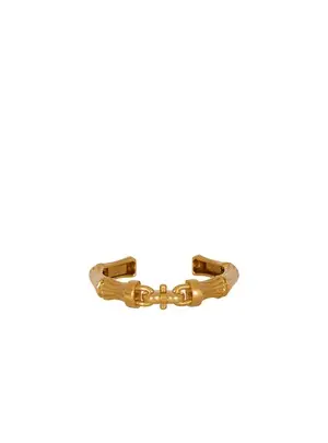 Balmain Brass Bamboo-effect Sync Bracelet - Gold