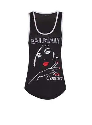 Balmain Printed Camis Tanks For Women