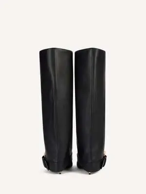 Balmain Anthem Calfskin Leather Boots