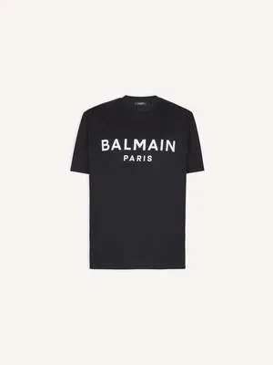 Balmain T-shirt With Print - Black