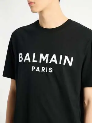 Balmain T-shirt With Print - Black