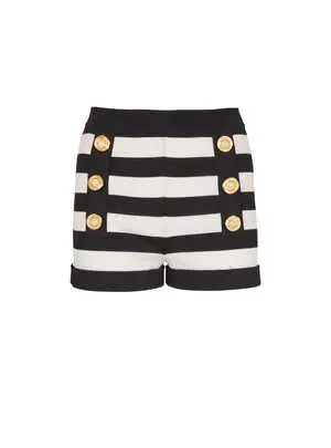 Balmain Button Detailed Shorts For Women