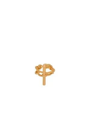 Balmain T-bar Chain Ring - Gold