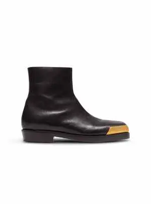 Balmain Square Toe Boots For Men