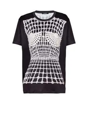 Balmain Ribbed T-shirts For Women
