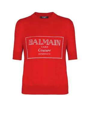 Balmain Logo T-shirts For Women