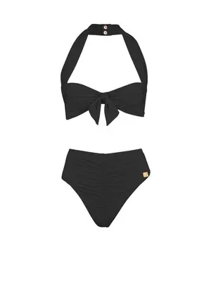 Balmain Two-piece Swimsuit - Black