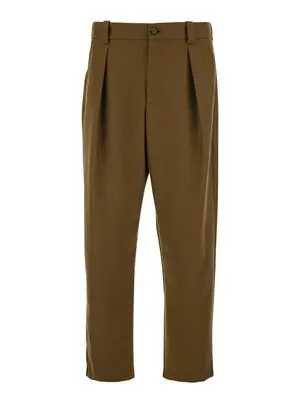 A.p.c. Renato Flat Front Pants - Brown