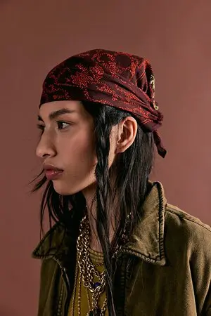 Chan Luu Chann Luu In The Fog Bandana - Red