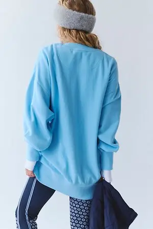Free People Post Up Tunic - Bright Blue