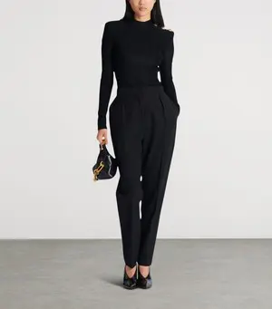 Balmain Bouclette Monogram Top