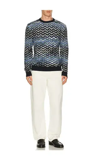Missoni Crewneck Sweater - Blue Tones
