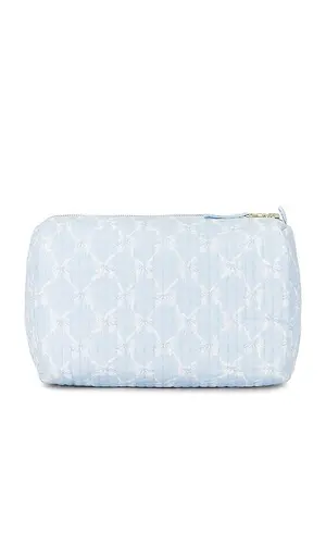 LoveShackFancy Octavia Pouch With Bow - Chilled Blue