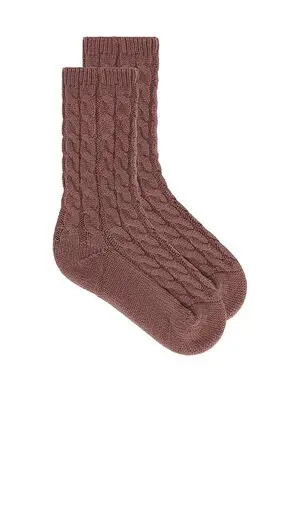 Eberjey Slouchy Socks - Deep Taupe