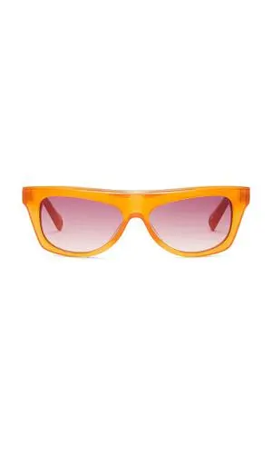 Jacquemus Pina Sunglasses - Milky Amber  Silver  & Rose