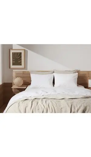 PARACHUTE Percale Pillowcase Set - White