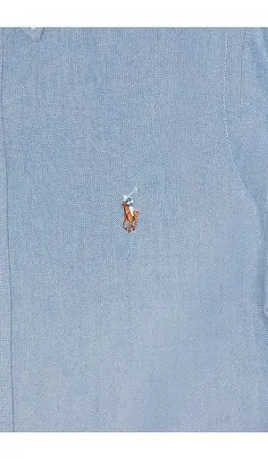 Polo Ralph Lauren Long Sleeve Oxford Sport Shirt - Blue