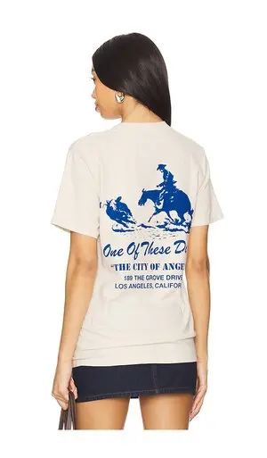 ONE OF THESE DAYS X Fwrd The City Of Angels Tee - Bone