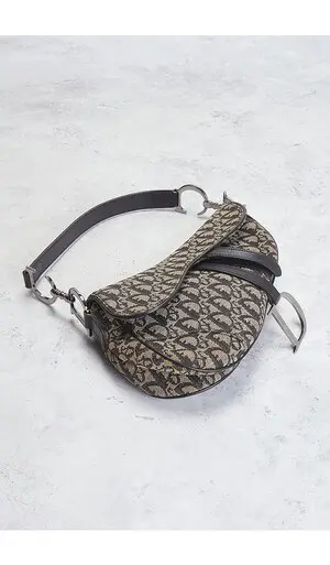 FWRD RENEW Dior Trotter Oblique Saddle Bag