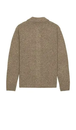 FRAME Long Sleeve Shirt Sweater - Dark Taupe