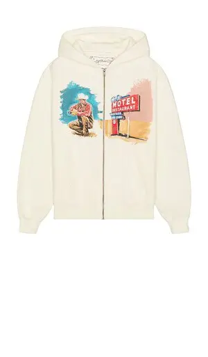 ONE OF THESE DAYS Mornings First Remark Zip Up Hoodie
