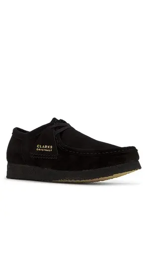 Clarks Wallabee - Black Suede