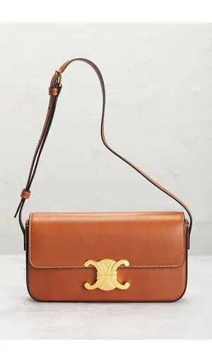 FWRD RENEW Celine Triomphe Shoulder Bag