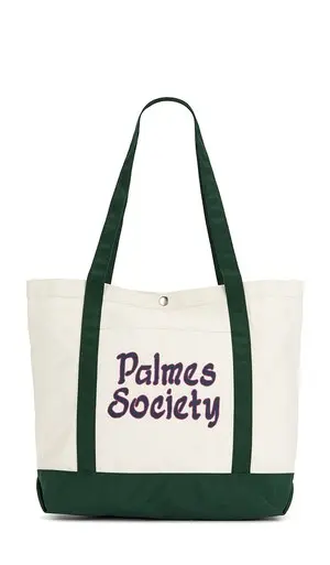 PALMES Medium Tote Bag - Dark Green