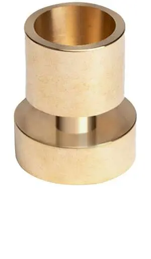 54 CELSIUS Candle Holder In Metallic Gold - Brass