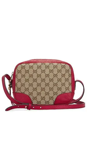 FWRD RENEW Gucci Mini Bree Messenger Bag - Beige