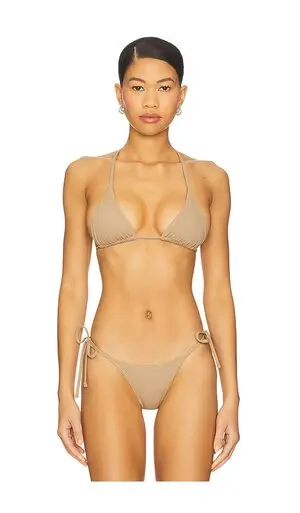 Eterne Isla Bikini Top - Taupe