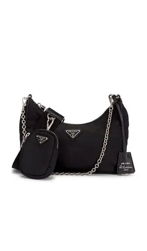 Undefined Prada Re-edition 2005 Re-nylon Shoulder Bag - Black