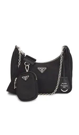 Undefined Prada Re-edition 2005 Re-nylon Shoulder Bag - Black