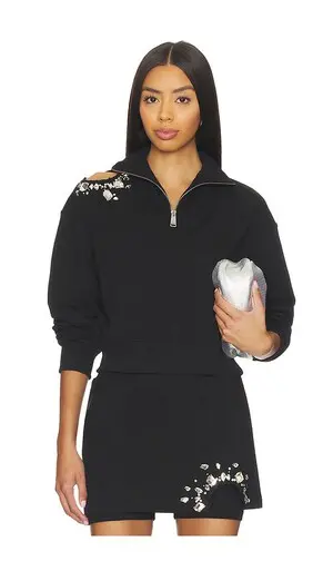 Area Embellished Sweatshirts Hoodies For Women