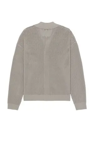 FRAME Open Knit Cardigan - Cloud Grey